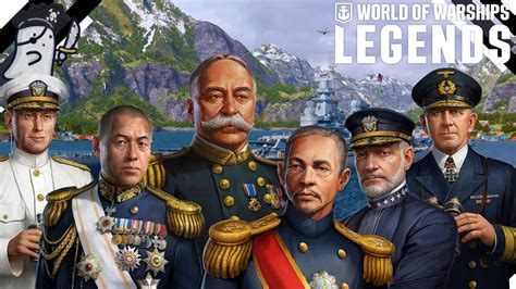 Commanders In World Of Warships Legends Youtube