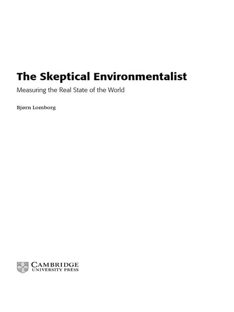 Skeptical Environmentalist Pdf Greenhouse Gas Kyoto Protocol