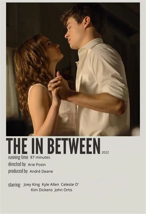 The In Between Polaroid Poster Comédias Românticas Filmes Legais