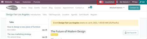 Track And Manage Talks Odoo Documentation