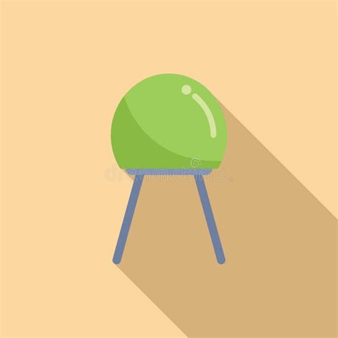 Chemistry Resistor Icon Simple Vector Electronic Chip Stock