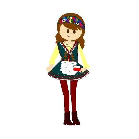 Traditional Polish Girl U Can Use Drawn By Me Polish Girls