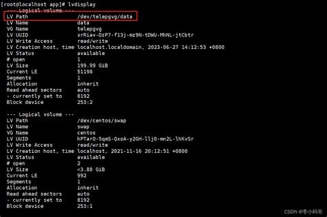 linux系统之lvm方式挂载磁盘 linux挂载lvm硬盘 csdn博客