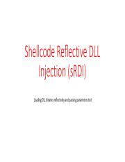 Shellcode Reflective DLL Injection Anatomy And Execution Course Hero