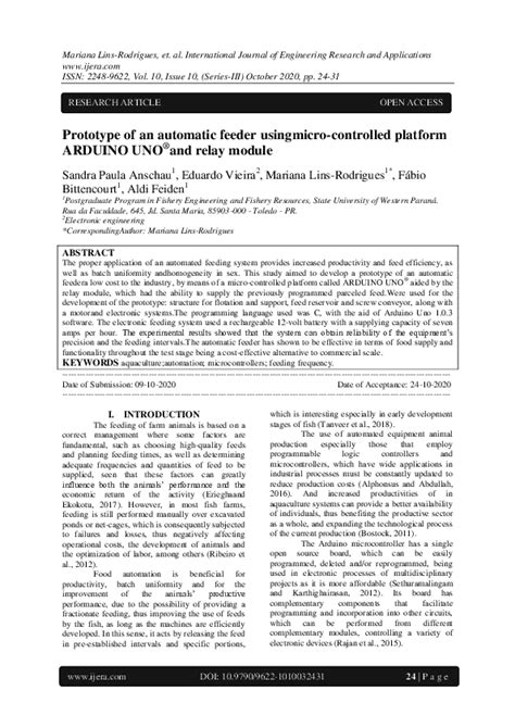 Pdf Prototype Of An Automatic Feeder Usingmicro Controlled Platform