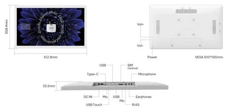 Interactive Flat Panel Display 215 Inch Hd Ips Touch Screen