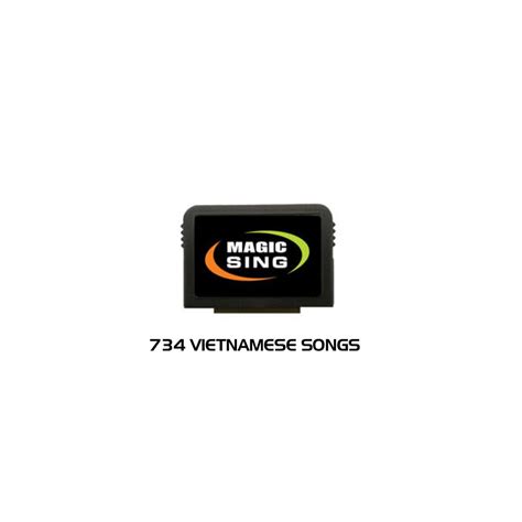 Magic Sing Vietnamese Song Chip With 734 Songs