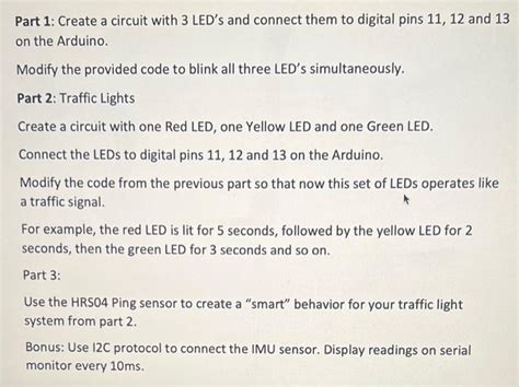 Solved Part Create A Circuit With LED S And Connect Chegg Com