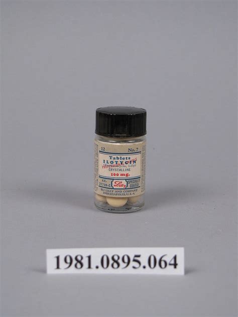 Ilotycin Tablets National Museum Of American History