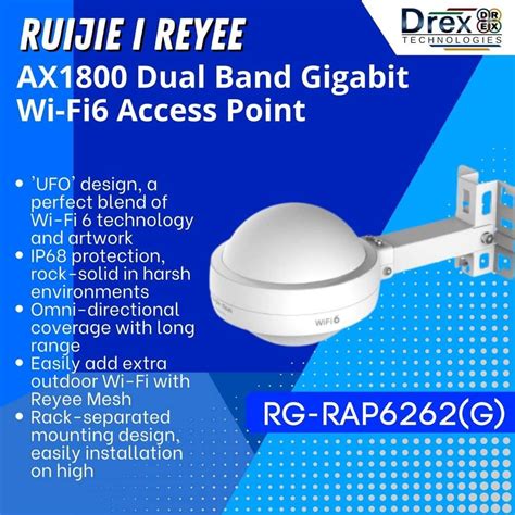 Ruijie Reyee Rg Rap G Ax Dual Band Outdoor Wi Fi Access Point Computers Tech