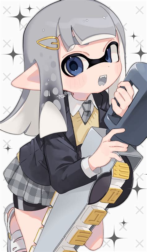 Sabata Saba Inkling Girl Inkling Player Character Nintendo Splatoon Series Splatoon