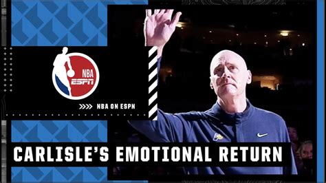 Rick Carlisle Emotional In His Return To The Mavericks ️ Nba On Espn
