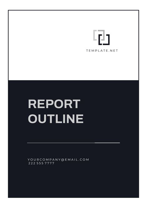 Free One Page Report Template To Edit Online