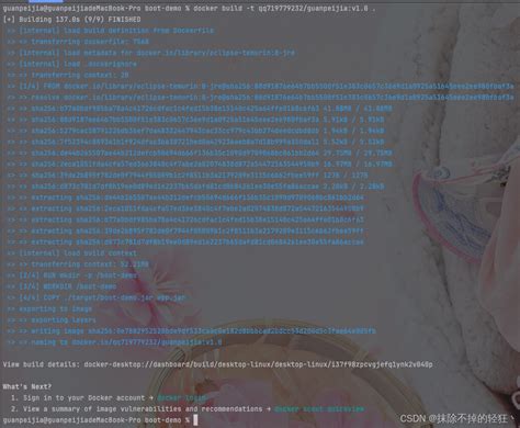 如何将项目打包成 docker 镜像并推送到 docker hub 推送到dockerhub csdn博客