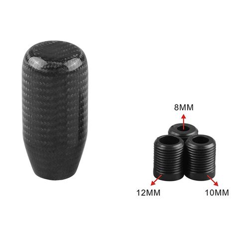 Sporacingrts Carbon Fiber Style Universal Shift Knob Manual Gear Shift