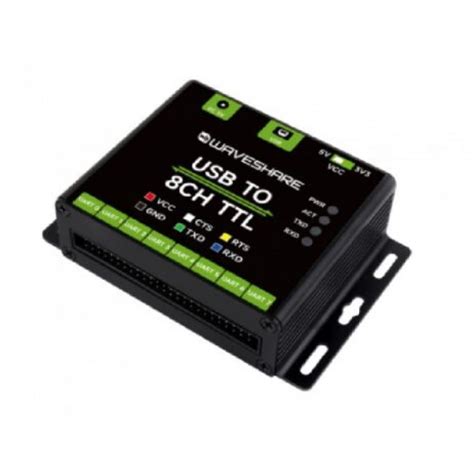 Waveshare Industrial Usb To 8ch Ttl Converter Usb To Uart Multi