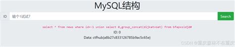 Sql注入 Ctfhubsql注入csdn步骤ctf Csdn博客