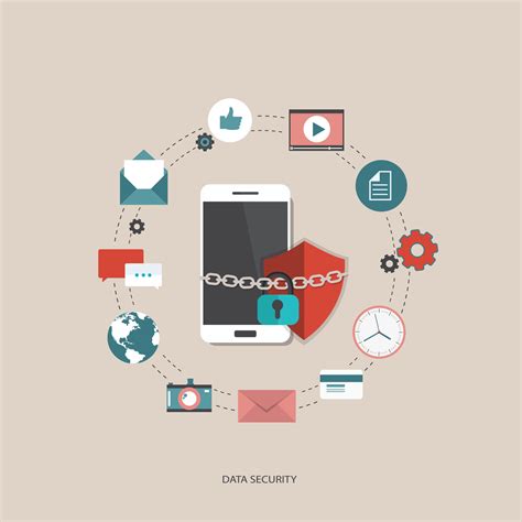 Data Security Concept Flat Vector Illustration 28715998 Vector Art At
