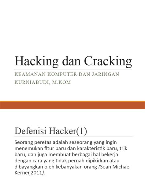 Chapter 4 Hacking Dan Cracking Pdf