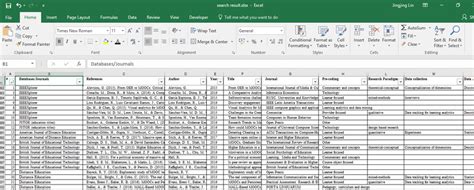 Screenshot Of Excel Interface Download Scientific Diagram