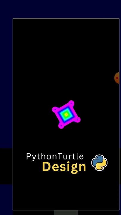 Python Beautiful Graphic Design Python Shorts Python Turtle Program