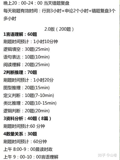 行测5000题：一个月刷题计划（上篇） 知乎