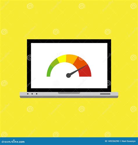 Website Speed Loading Time Web Browser With Speedometer Test Showing Fast Good Page Loading
