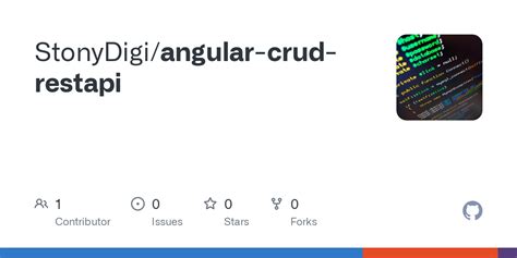Github Stonydigiangular Crud Restapi