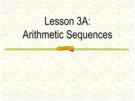 Ppt Discovering Arithmetic Sequences Patterns And Formulas Powerpoint
