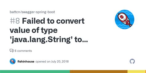 Failed To Convert Value Of Type Javalangstring To Required Type Javalanglong · Issue 8