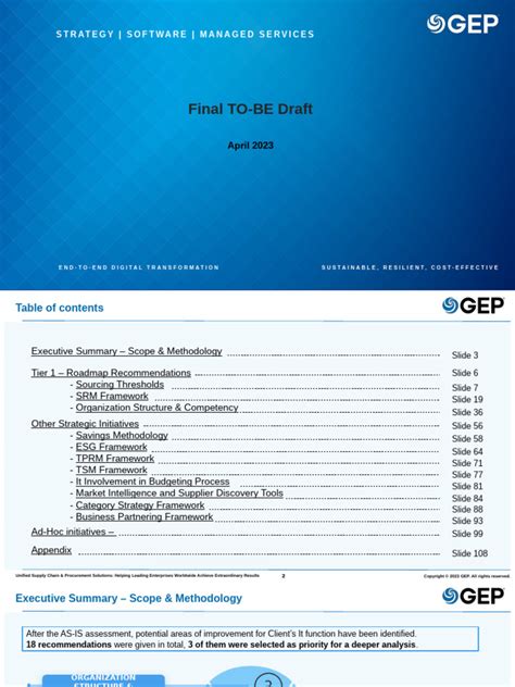 Procurement Transformation Procurement Transformation Roadmap Uae