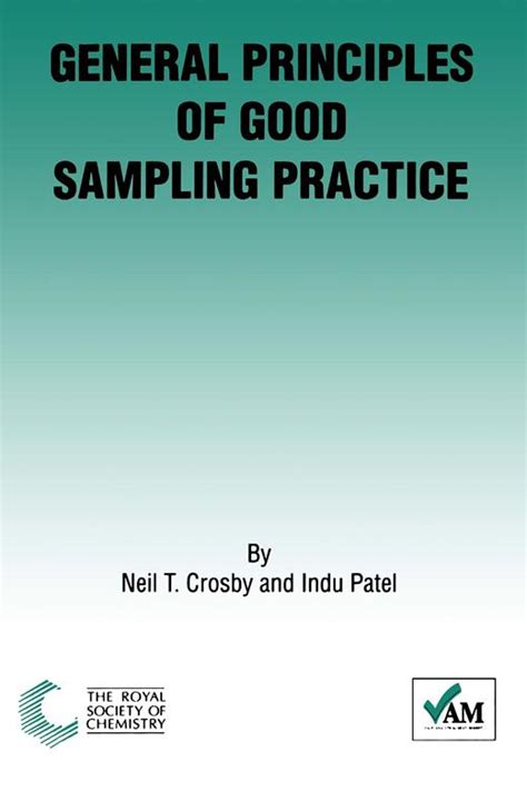 General Principles Of Good Sampling Practice Books Gateway Royal
