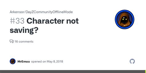 Character Not Saving Issue Arkensor DayZCommunityOfflineMode GitHub