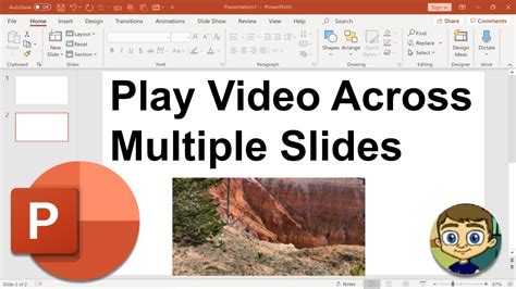 play a video across multiple powerpoint slides youtube