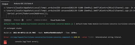 Better Error Feedback In Output Window IDE X Arduino Forum