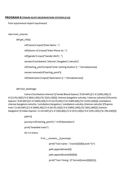 21bcm055 Trainticketreservation Cli Python Pdf Credit Card Train