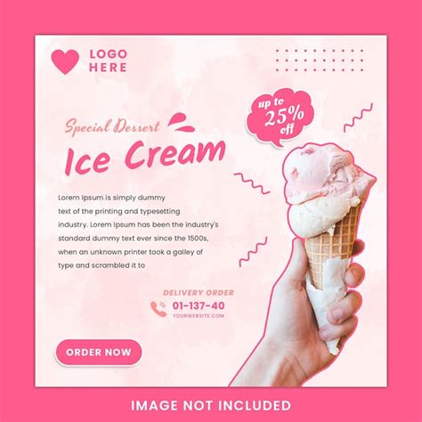 식품 프로모션 소셜 미디어 게시물 Instagram 템플릿 프리미엄 Psd 파일