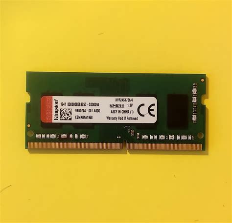 Ram Memorija 4gb Ddr4 2400 Laptope Kingston