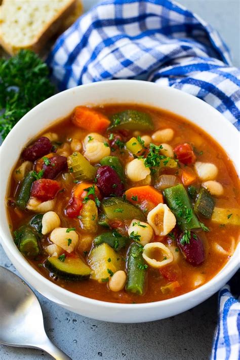 Easiest Way To Make Minestrone Soup Olive Garden Menu Soups