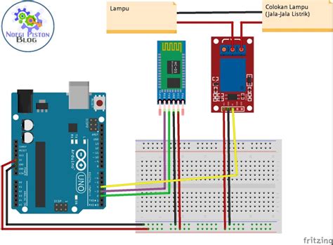 Membuat Remote On Off Lampu Via Hp Android Menggunakan Arduino Dan Bluetooth Module Nofgi Piston