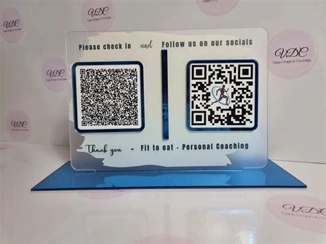 7x5 Inch Acrylic Qr Code Stand For Advertisement At 34 Piece In New Delhi
