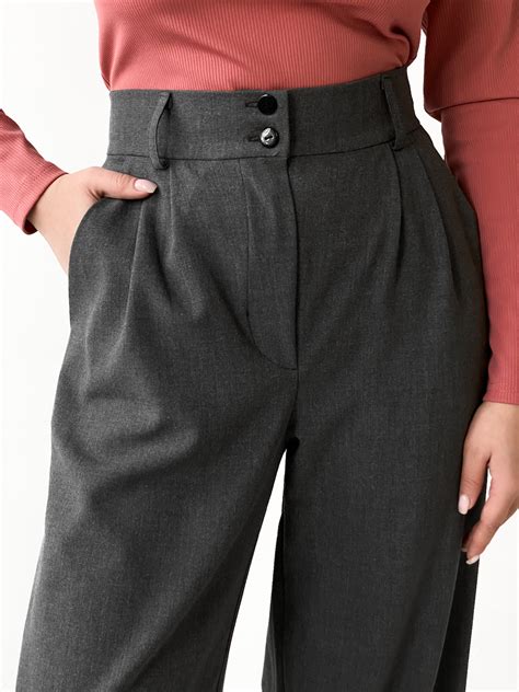 Lemannfashion ფართე კლასიკური შარვლები Lemann Fashion