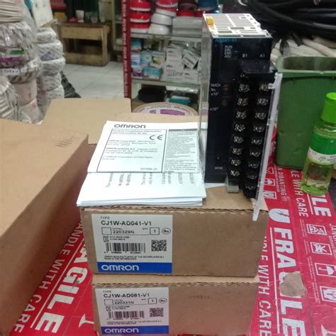 Jual PLC Omron CJ1W AD041 V1 Original Kota Bandung Multi Anugrah Pratama Tokopedia