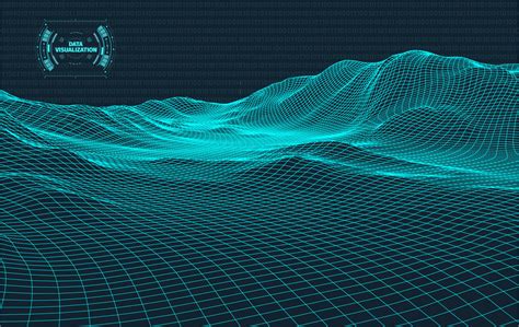 Big Data Visualization Background D Big Data Connection Background Cyber Technology Ai Tech