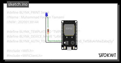 Quis 5 Iot Muhammad Faozan T O Wokwi Esp32 Stm32 Arduino Simulator
