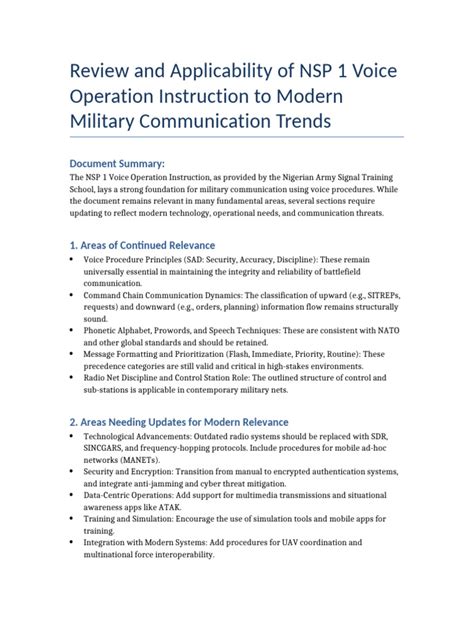 Nsp1 Voice Procedure Review Pdf Simulation Interoperability