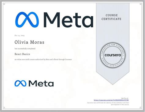 Olivia Moras On Linkedin Reactbasics Courseralearning Codingjourney
