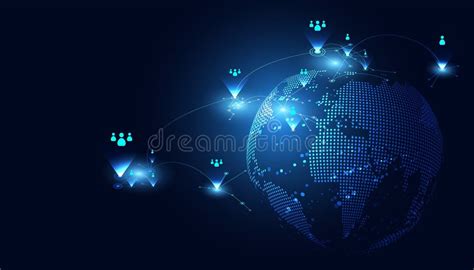 Abstract World Technology Communication Borderless Internet 5g Internet Of Things Communication