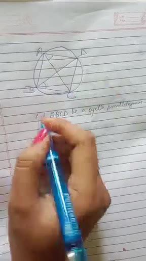 Prove That A Cyclic Parallelogram Is A Rectangle1 Filo