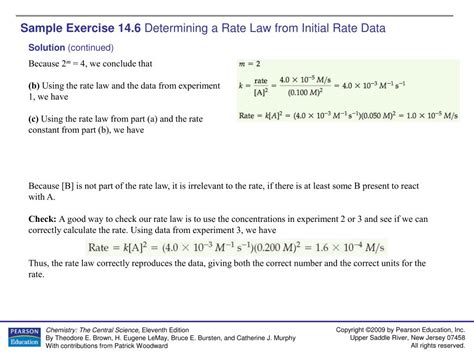 Ppt Sample Exercise 14 1 Calculating An Average Rate Of Reaction